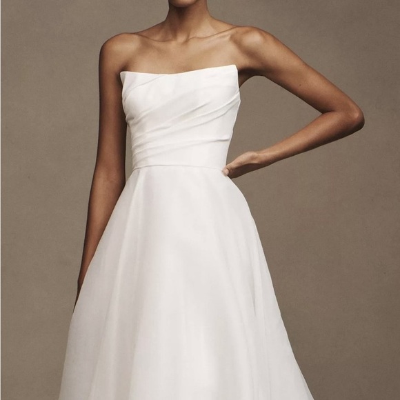 Watters | Dresses | Watters Fortune Strapless Aline Wedding Gown | Poshmark